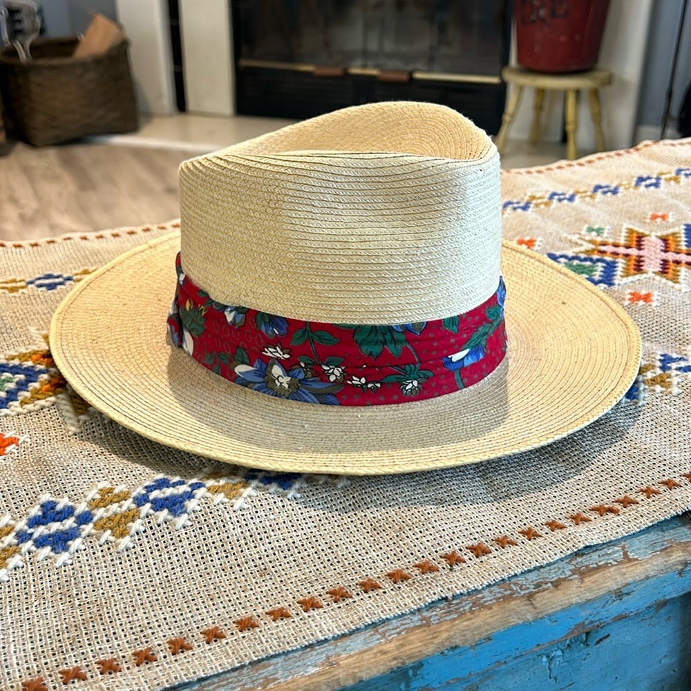 Handcrafted Palm Leaves Fedora Hat By Maya-Quiche Ind… - Gem